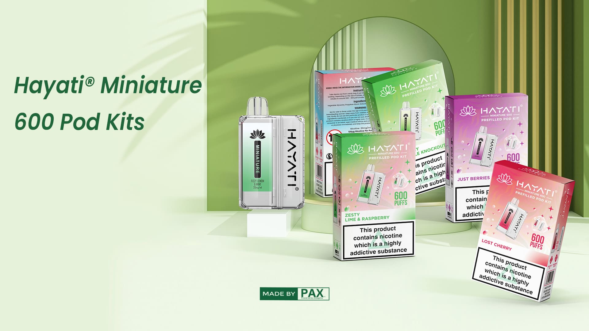 Hayati® Miniature 600 Pod Kits