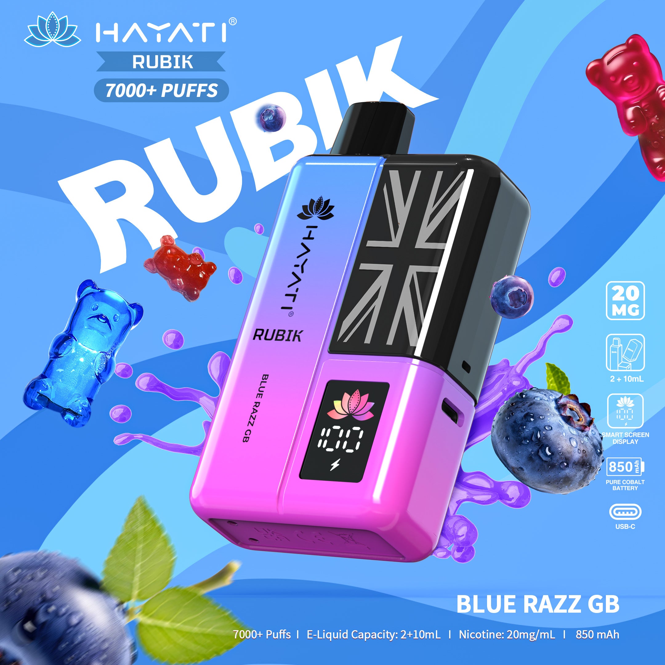 Hayati® Rubik 7000 Puffs