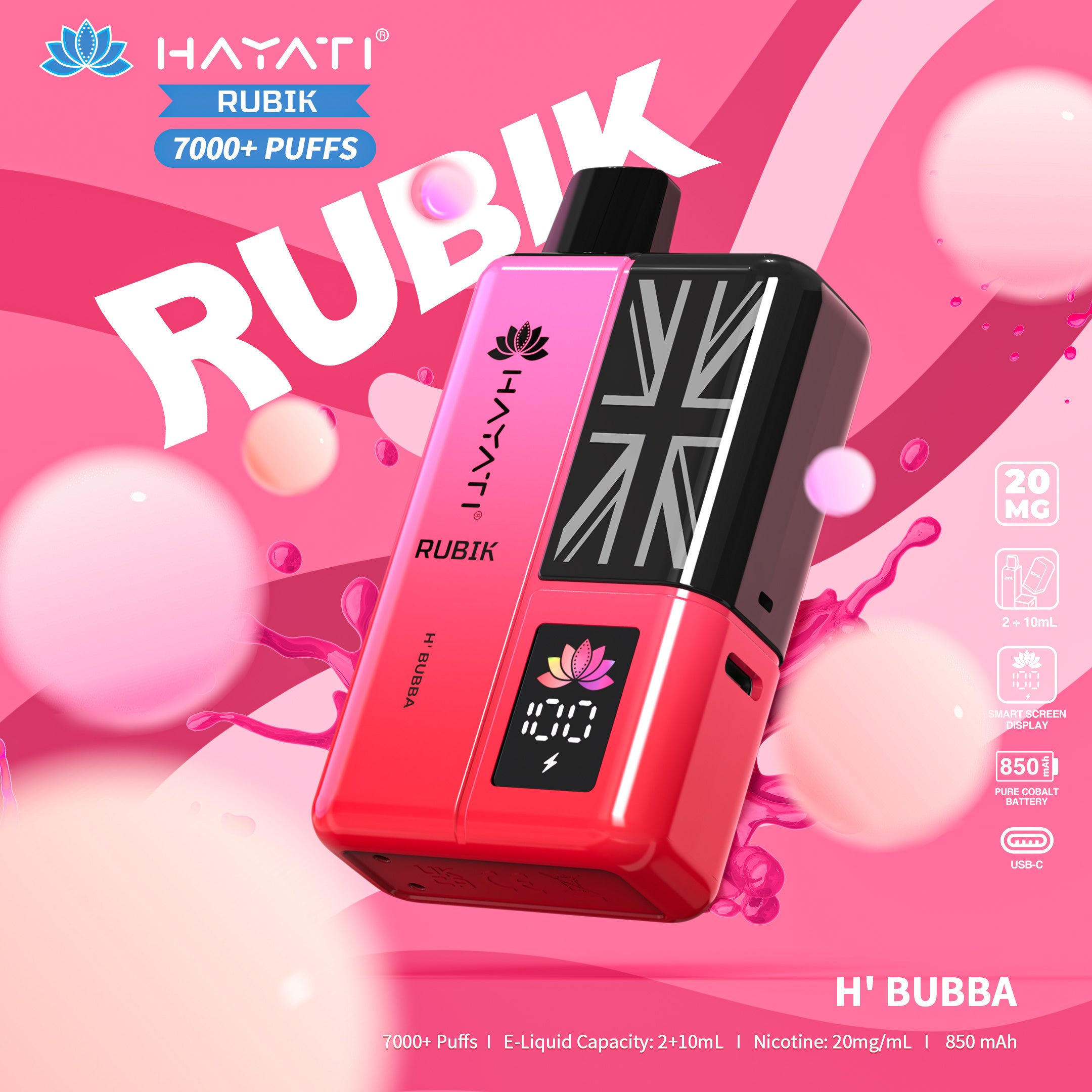 Hayati® Rubik 7000 Puffs